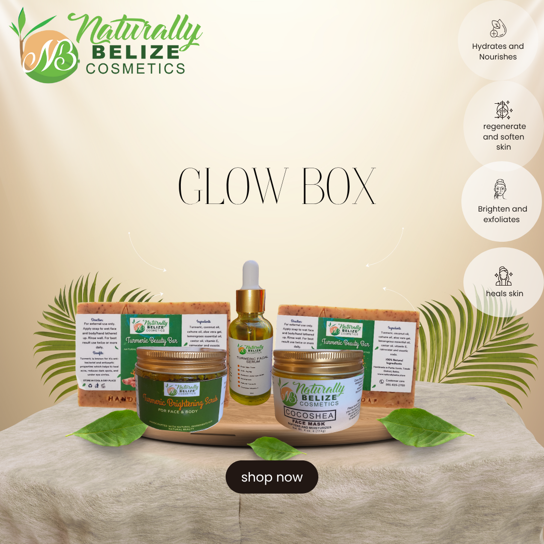 Unlock Radiance Naturally with the Glow Box - Naturally Belize Cosmetics